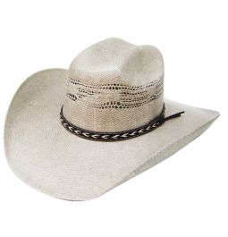 Modestone Traditional Bangora Rodeo Straw Cowboy Hat Beige