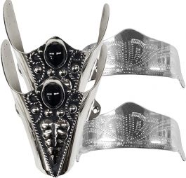 Modestone 4x Metal Boot Caps Set: 2 x Nickel Heel + 2 x Toe Onyx-like ...